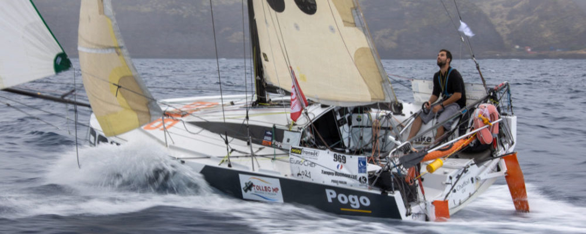 Mini-Transat : le leader Pogo Foiler au scanner - Actualités Nautisme