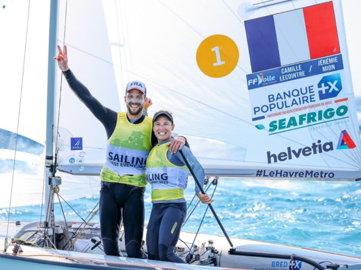 Camille Lecointre Jeremie Mion : vainqueurs Test Event Paris 2024 ...