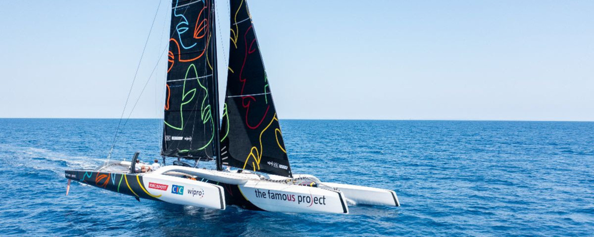 Première course Transatlantique en trimaran pour l'équipage de The ...