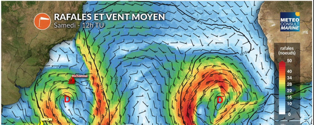 Météo Vendée Globe : le duo de tête sera ralenti ce dimanche ...