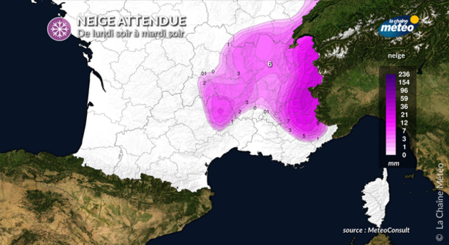 Actualité Météo : Météo semaine : plusieurs épisodes de neige en plaine - METEO CONSULT ...