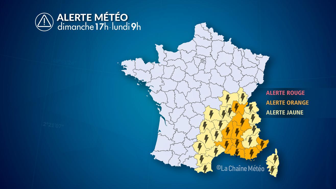 Alerte Météo : Violents orages dans le sud-est - Actualités La Chaîne Météo