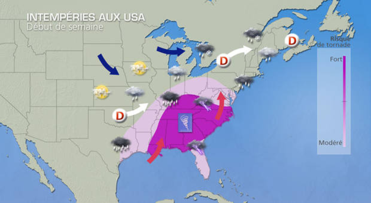 USA : nouveau risque de tornades et d'inondations - Actualités La ...