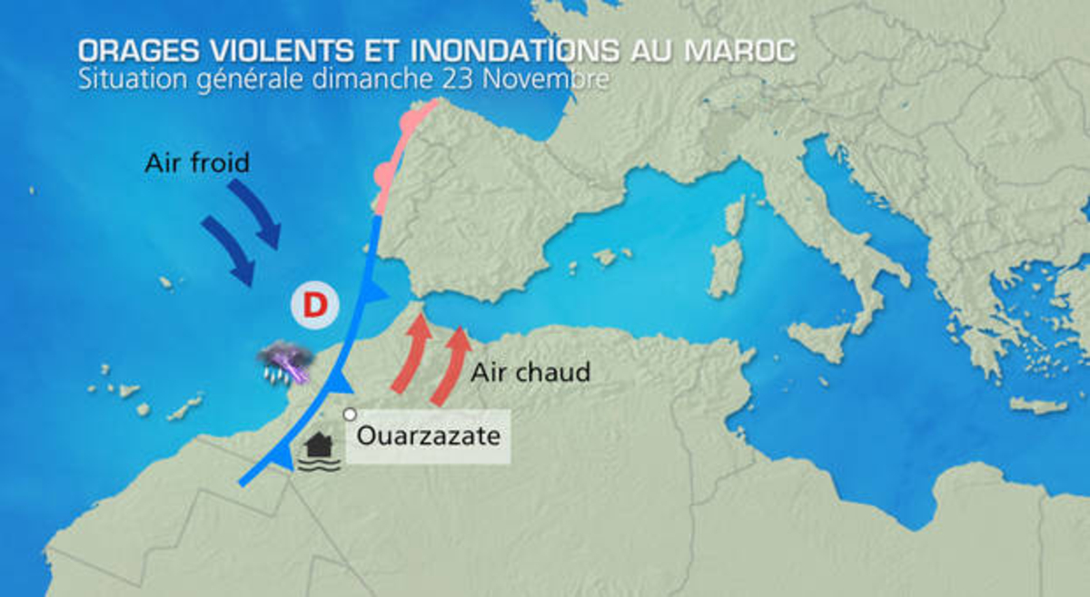 Maroc : inondations meurtrières - Actualités La Chaîne Météo