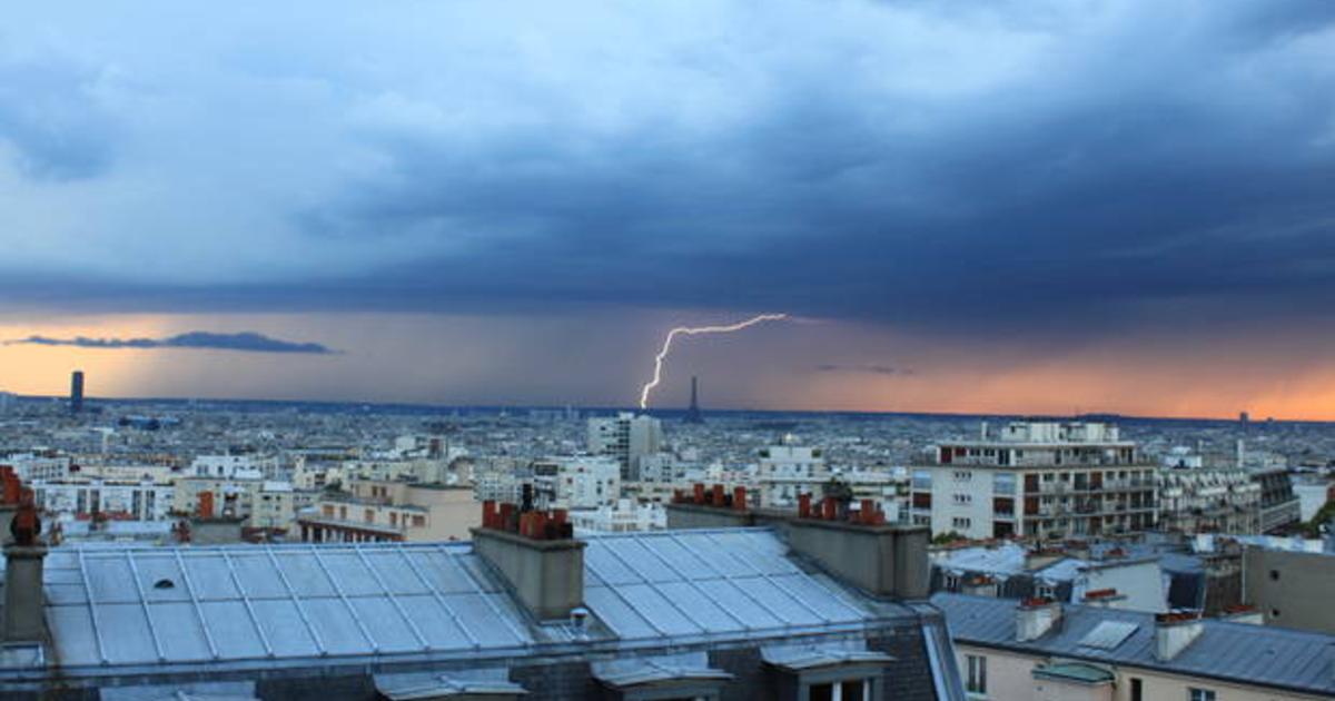 Orage et grêle sur Paris samedi soir - Actualités La Chaîne Météo