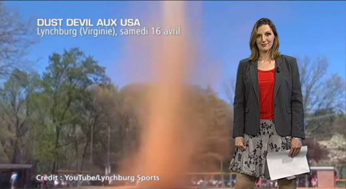 Dust devil en plein match de softball - Actualités La Chaîne Météo