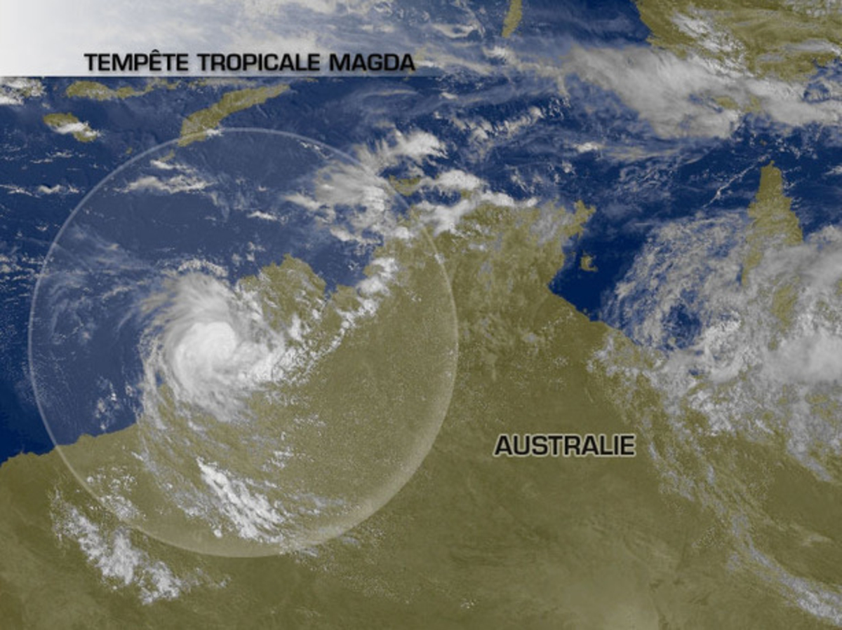 Magda, nouvelle tempête tropicale en Australie - Actualités La Chaîne Météo
