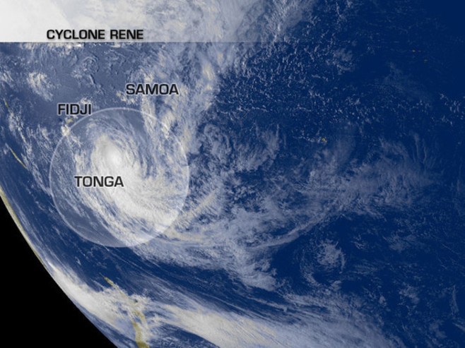 Le cyclone René traverse la Polynésie - Actualités La Chaîne Météo