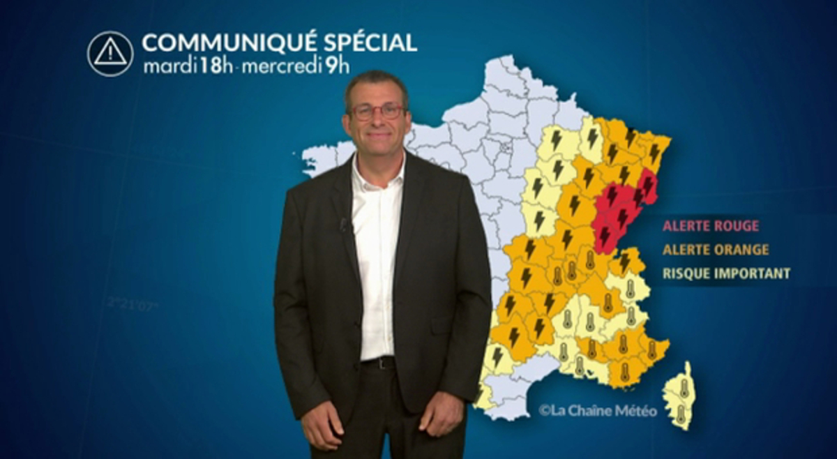 Alerte rouge aux violents orages dans l'est - Actualités La Chaîne Météo