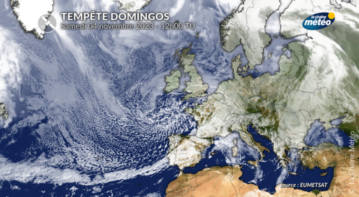 Notre suivi de la tempête Domingos - Actualités La Chaîne Météo