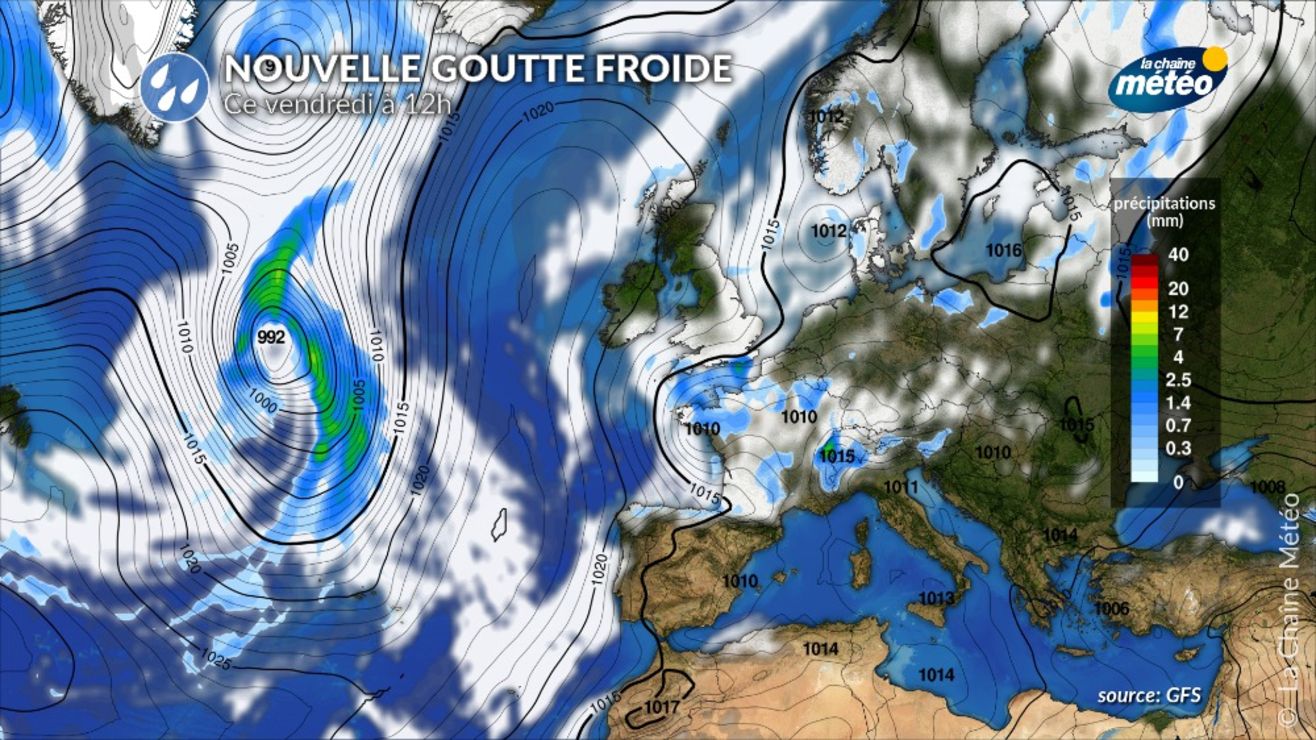 Nouvelle goutte froide sur la France vendredi : quelles conséquences ...