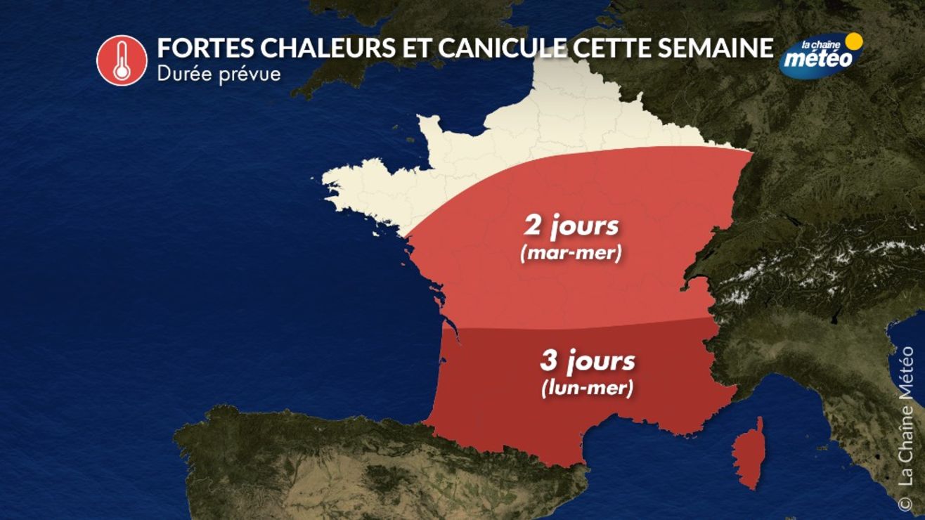 Vague de chaleur et canicule : quelle intensité, durée et régions les ...