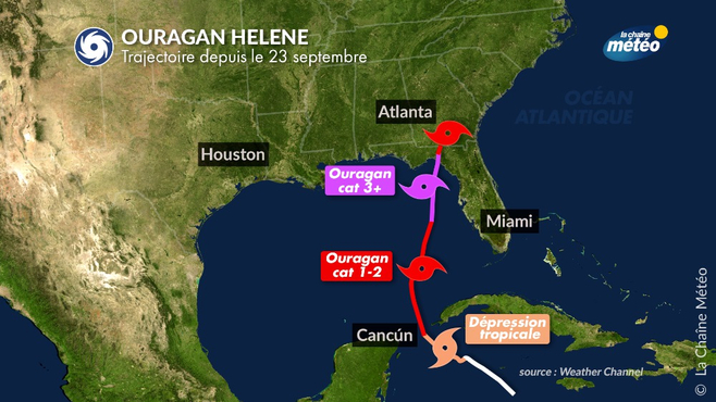 Ouragan Hélène : bilan provisoire après des vents à plus de 225 km/h et une onde de tempête de 4 ...