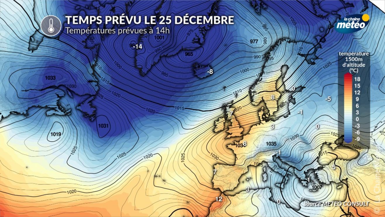 Quelle météo pour vos vacances de Noël en Europe ? - Actualités La ...