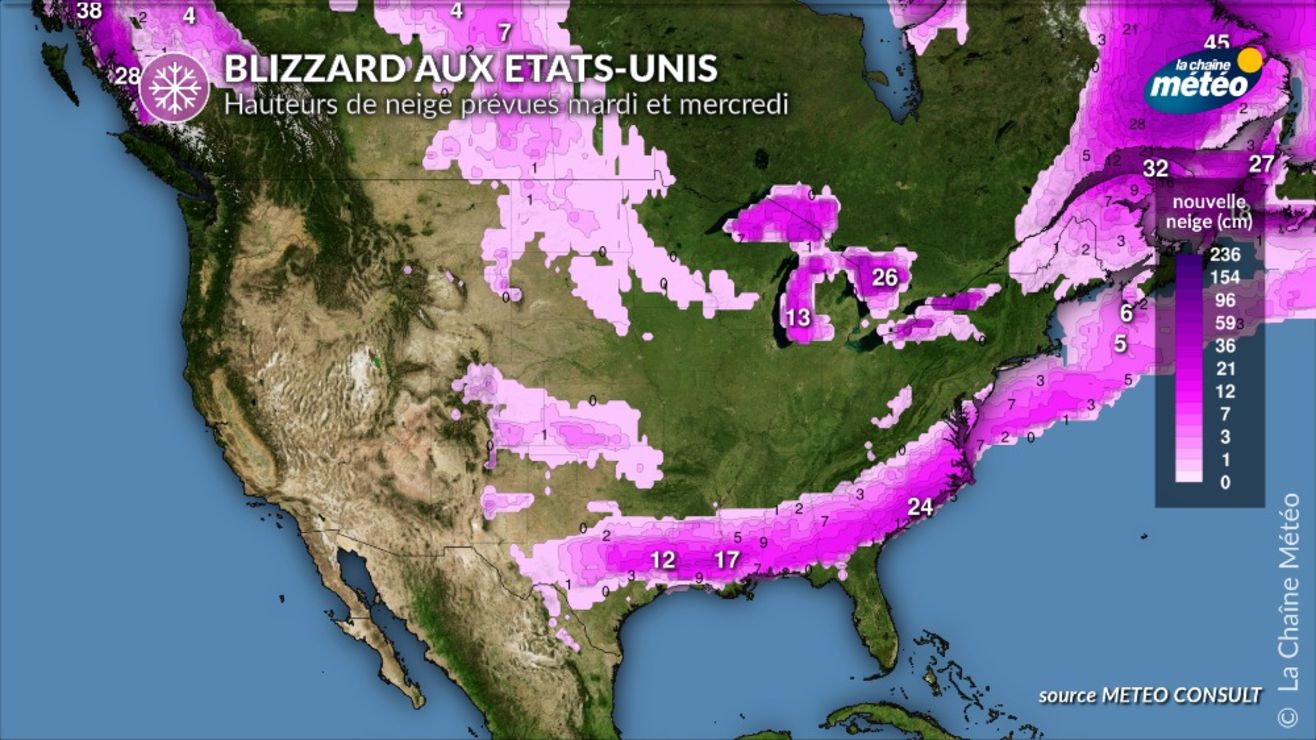 Vague De Froid Aux États Unis 7°c à Washington Pour Linvestiture Du