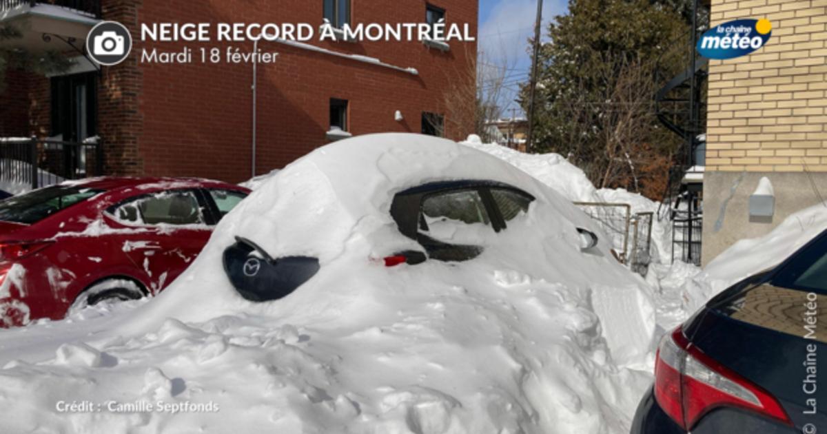 Record de neige au Québec, et jusqu'à -49°C au Canada - Actualités La ...