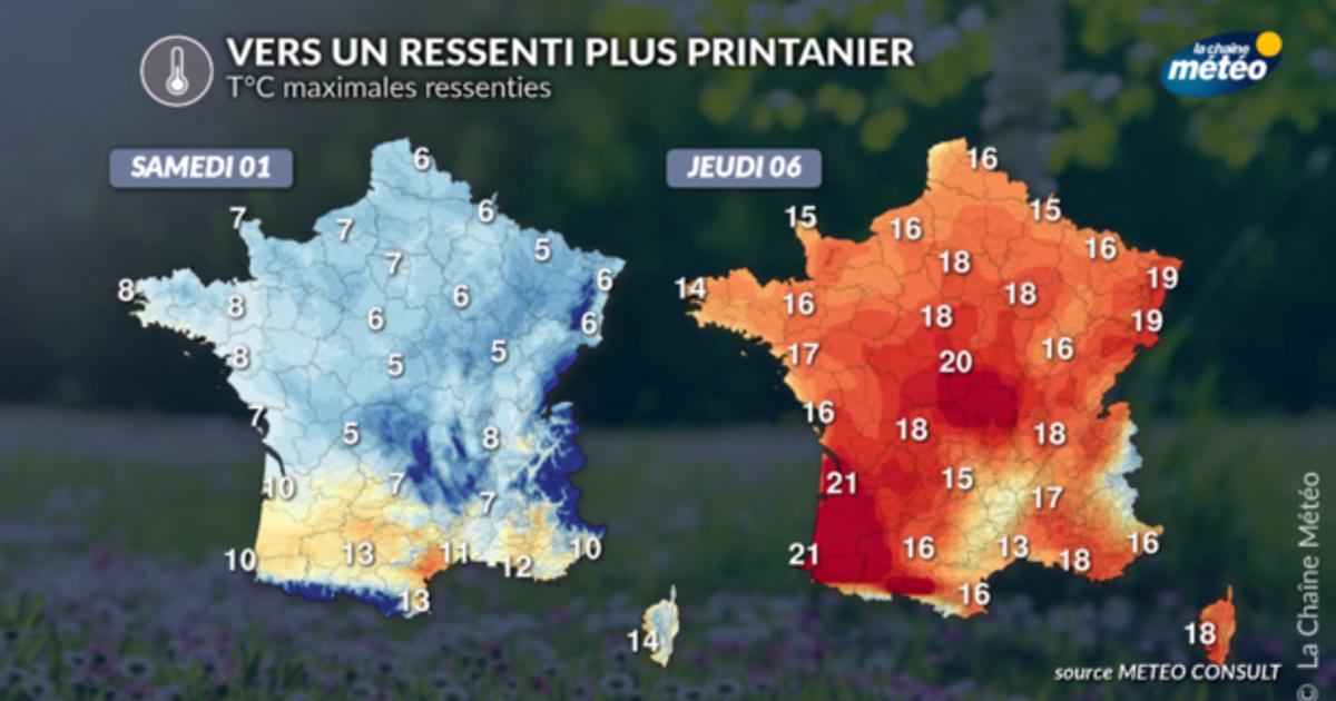 Vers un temps plus printanier la semaine prochaine - Actualités La ...