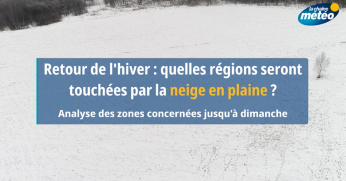 Risque de neige en plaine : les régions exposées ces prochains jours - Actualités La Chaîne Météo