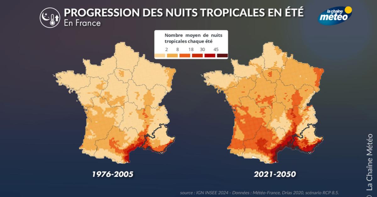 Nuits tropicales : elles sont en augmentation avec le climat qui se ...