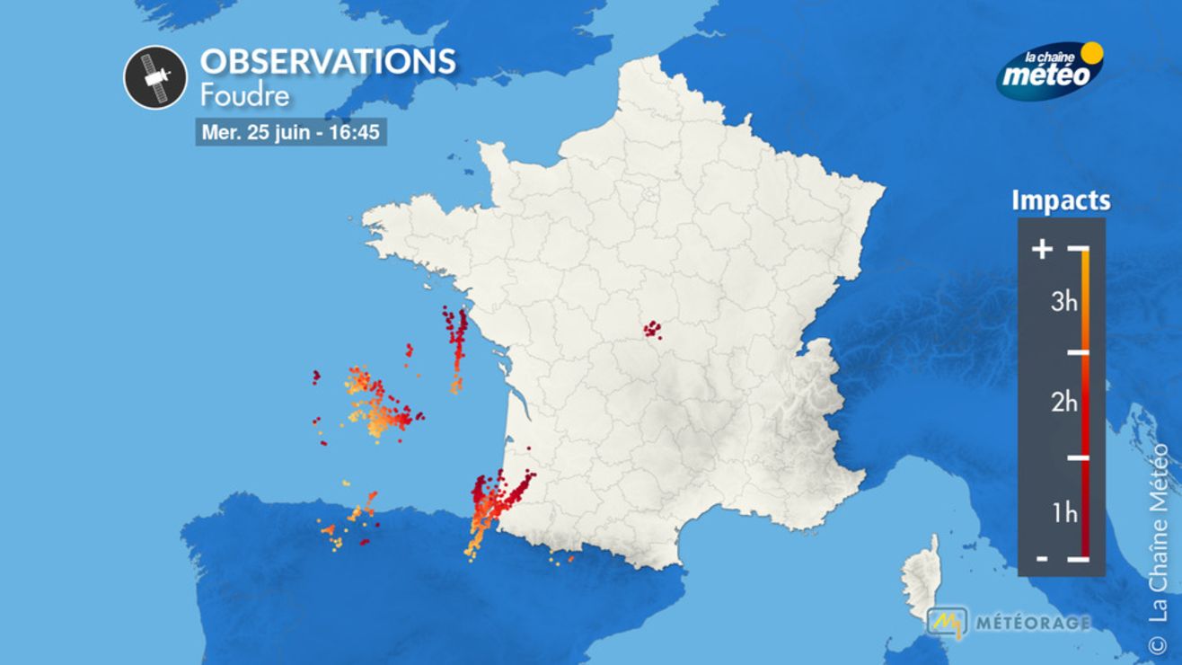 Suivi Orages : les orages se rapprochent de Paris ce soir - Actualités ... Suivi Orages : les orages se rapprochent de Paris ce soir - Actualités ...