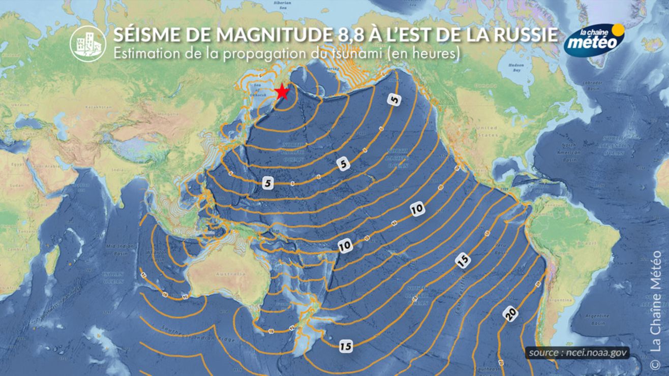 Un tsunami peut se déplacer à 800 km/h soit la vitesse d'un avion de ...