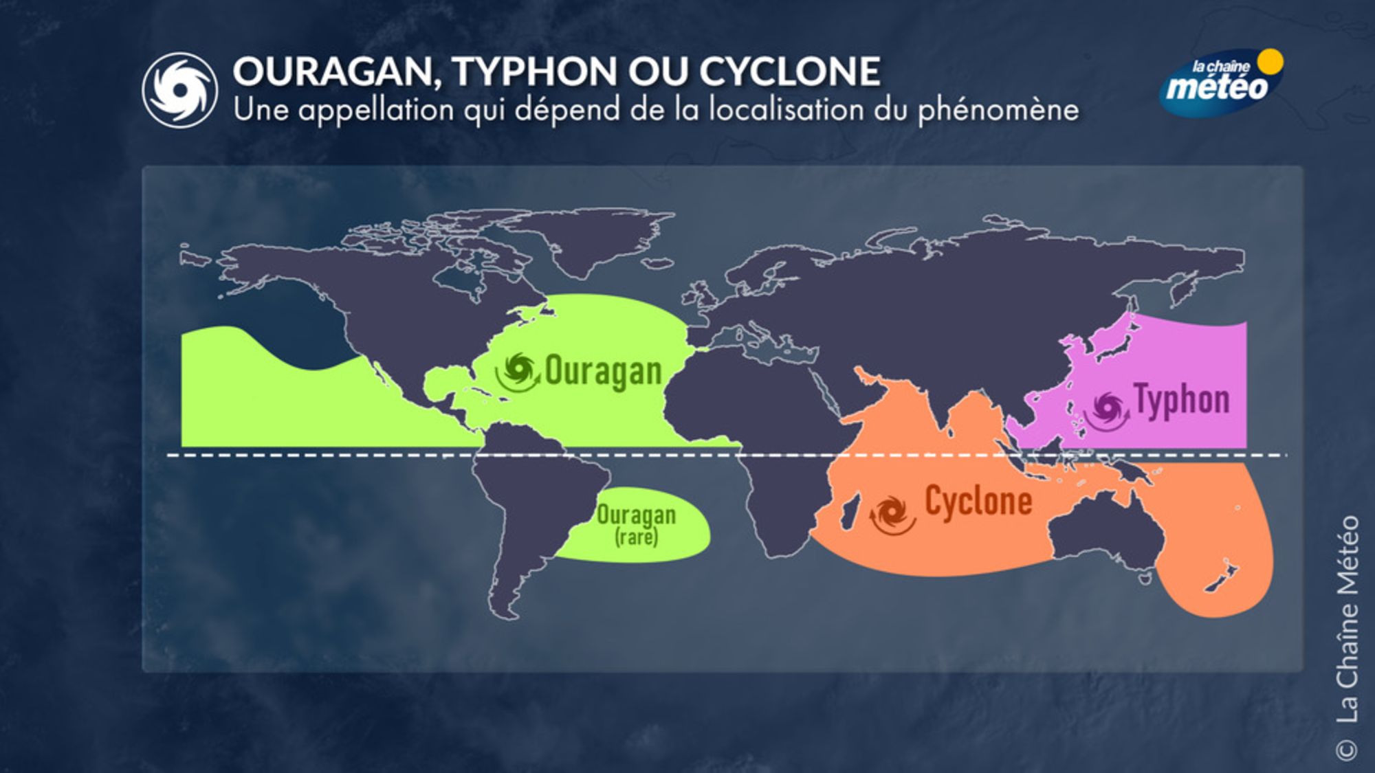Quelle est la différence entre un ouragan, un cyclone et un typhon ...