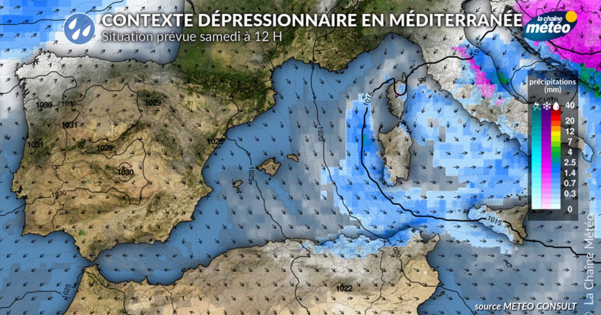 Tempête hivernale en Méditerranée : neige en Italie, pluie et vent au ...