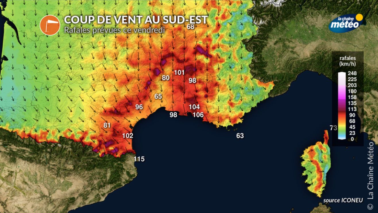 Météo du vendredi 21 novembre : froid, neige et grand vent au sud ...
