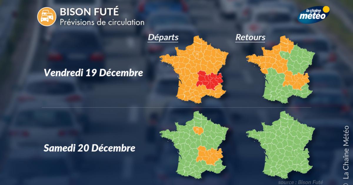 Bison Futé : trafic chargé pour le premier week-end des vacances de ...