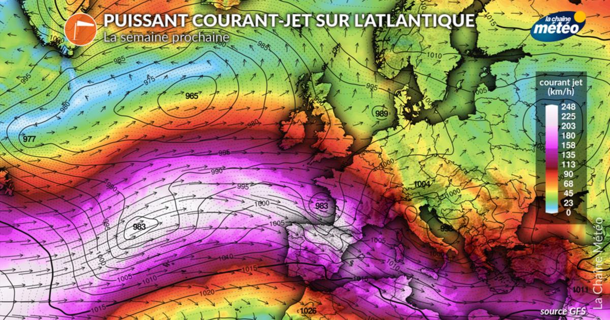 Tempêtes, pluies, vent violent : le courant-jet s’annonce explosif la ...
