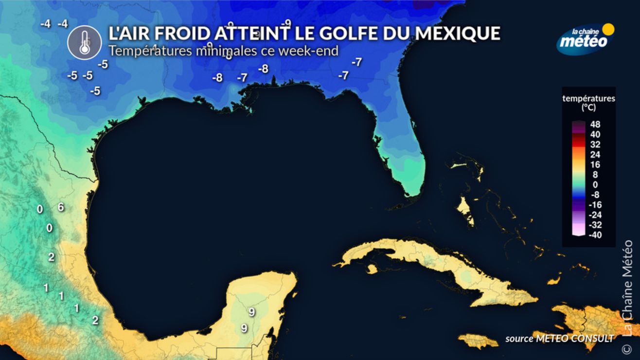 Gel jusqu’en Floride : le week-end le plus froid depuis décembre 2010 ...