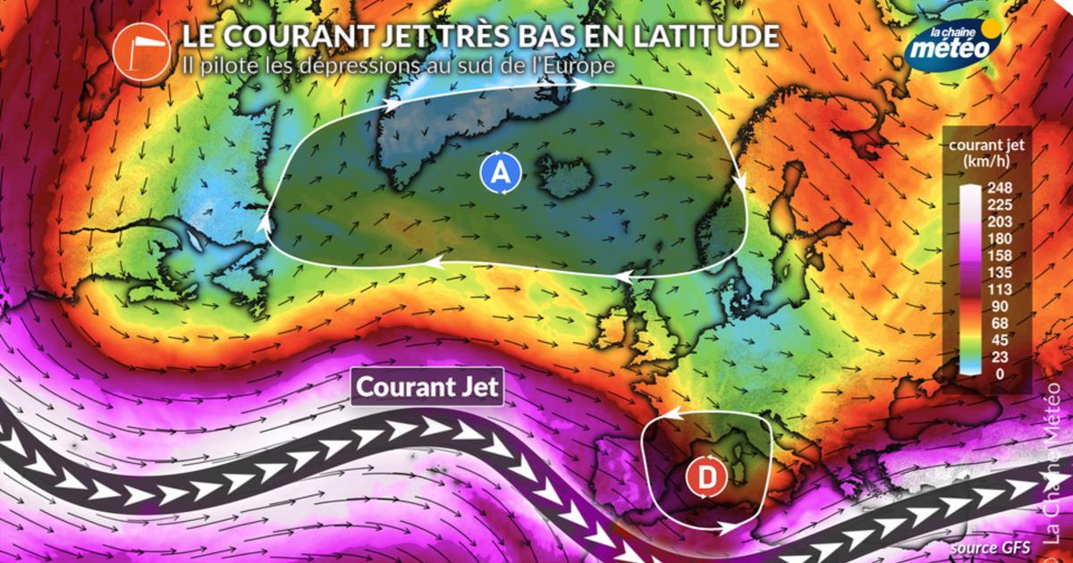 Froid intense au nord, pluies répétées au sud : le rôle clé du jet ...