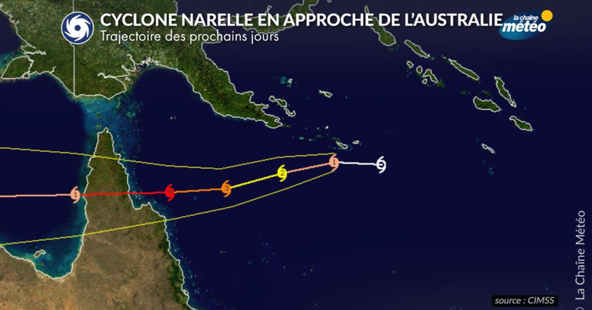 Cyclone Narelle en Australie : des rafales à plus de 200 km/h et des ...